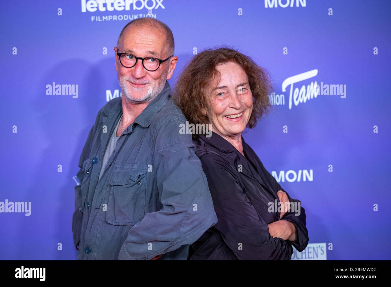 Hamburg, Germany. 27th June, 2023. Peter Lohmeyer (l), actor, and ...