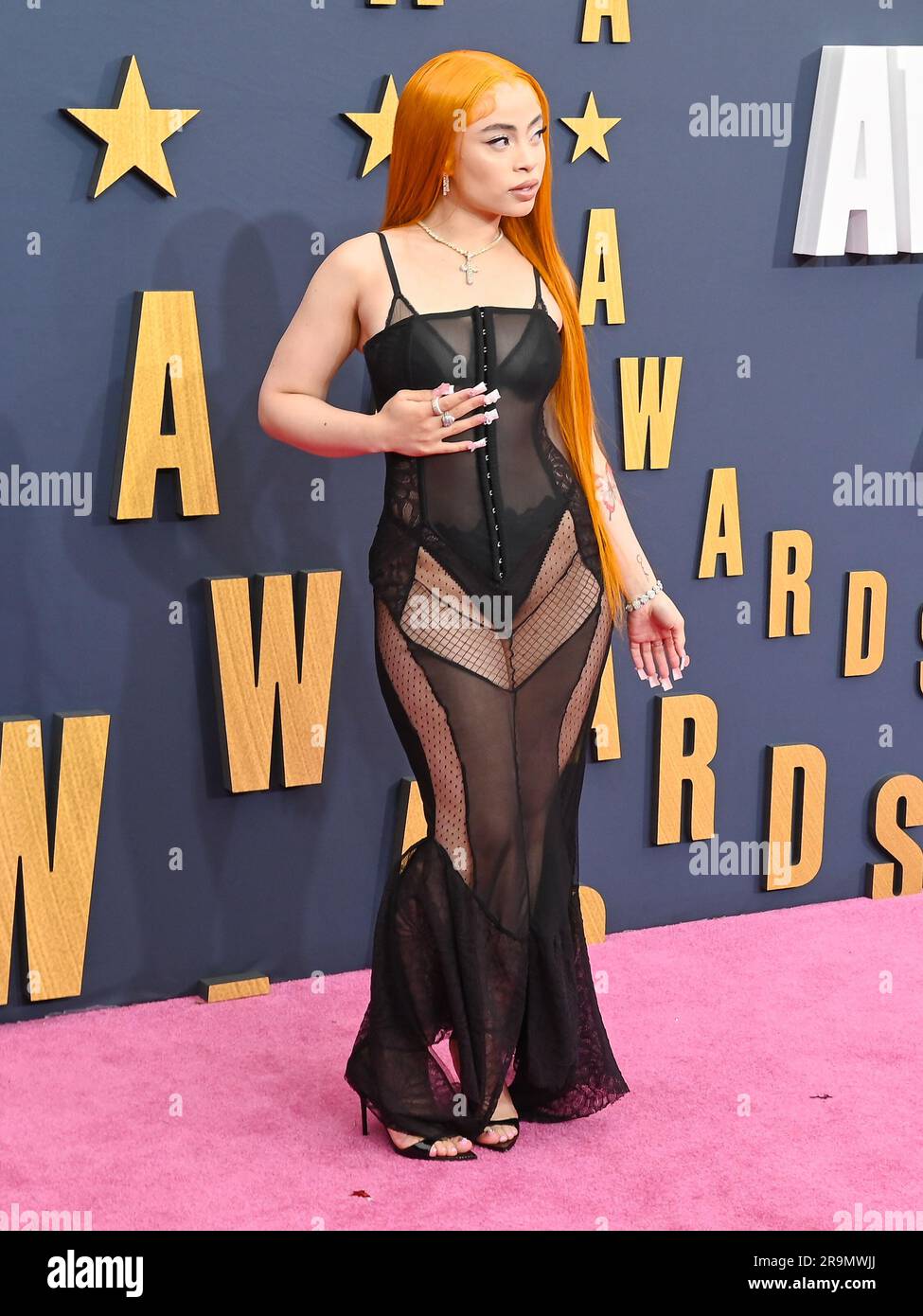 Los Angeles, California, USA. 25th June, 2023. Ice Spice. BET Awards 2023 at Microsoft Theater ...