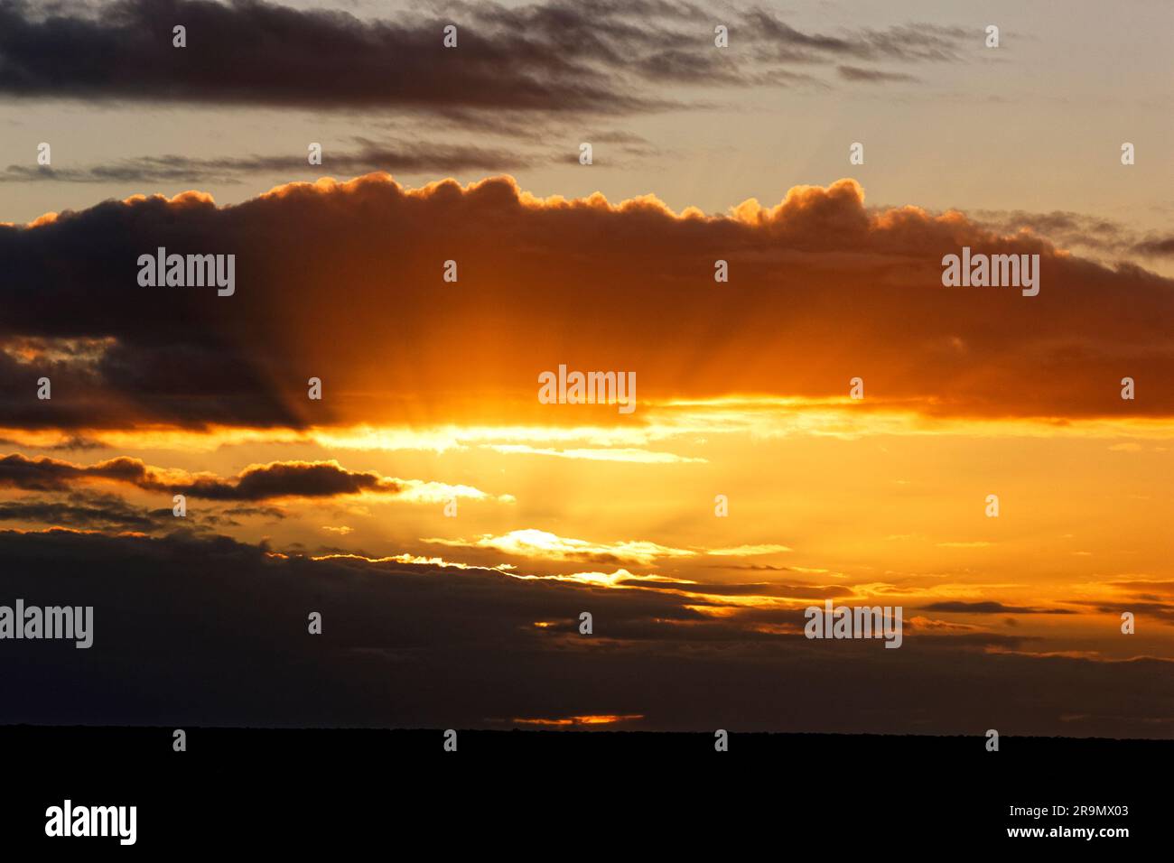 Sunset sky, Pilbara, Western Australia Stock Photo - Alamy