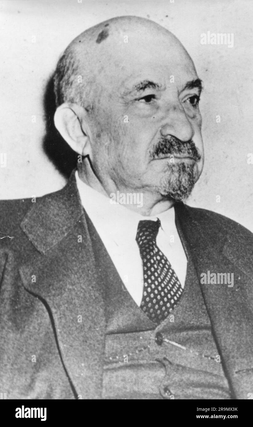 Weizmann Chaim 27 11 1874 9 11 1952 Israeli Politician Circa 1950
