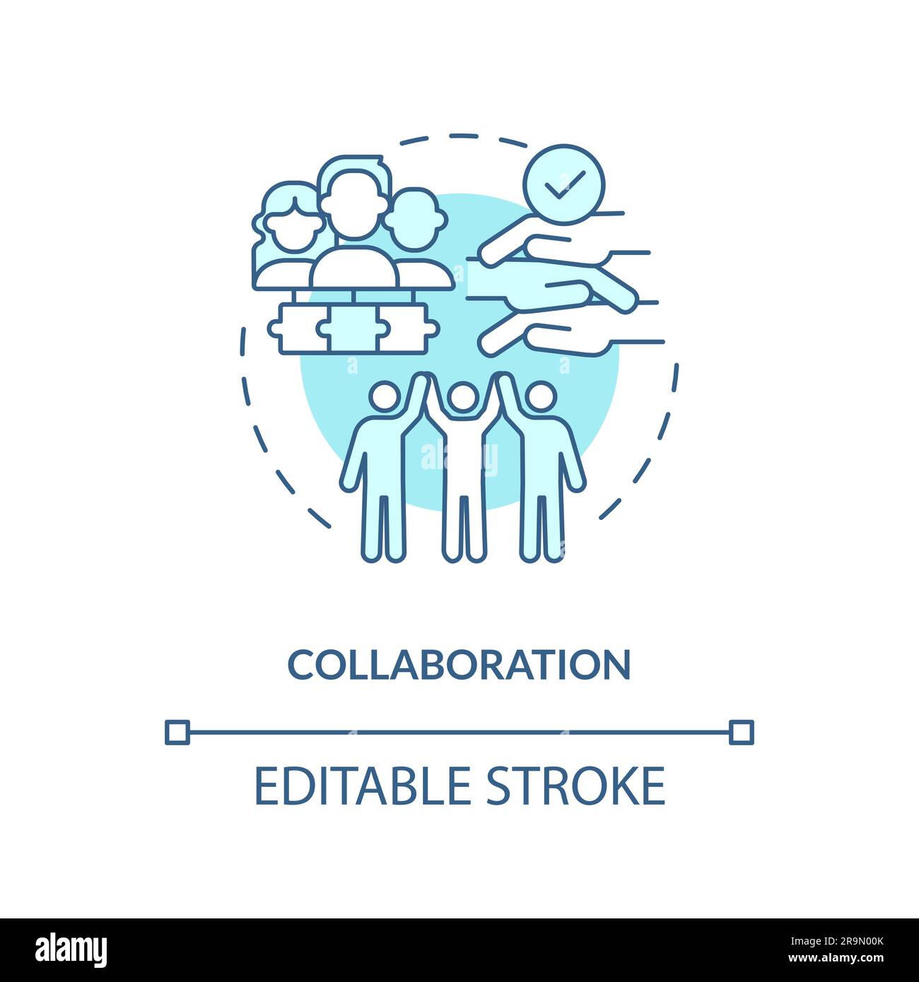 Community involvement symbol Stock Vector Images - Alamy