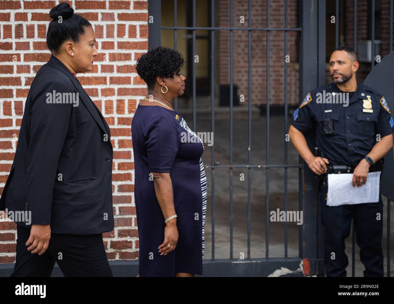 Bronx, USA. 27th June, 2023. Darcel Clark, Bronx District Attorney ...
