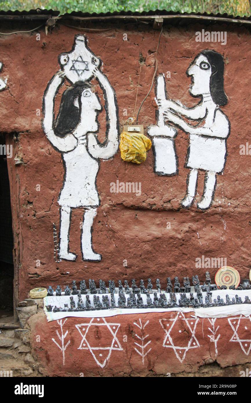 Africa, Ethiopia, Gondar, Wolleka village, The Beta Israel (the Jewish ...