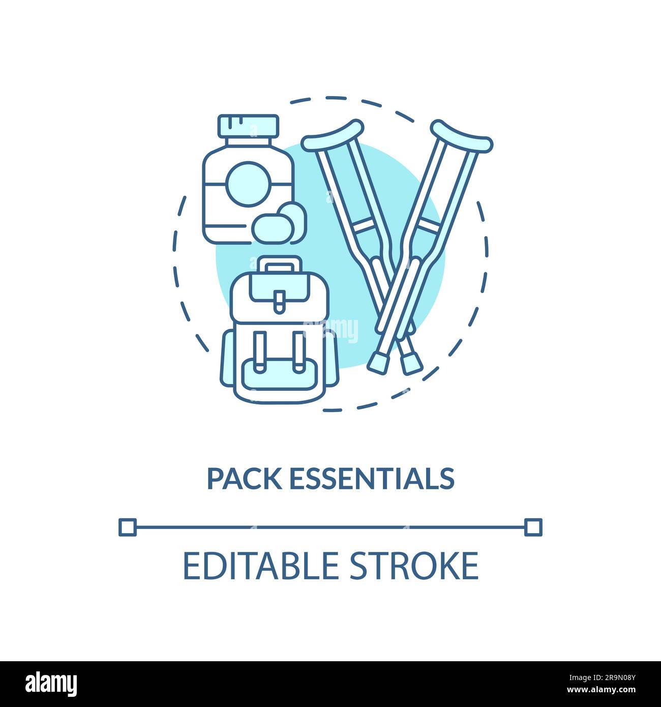 Pack walker Stock Vector Images - Alamy