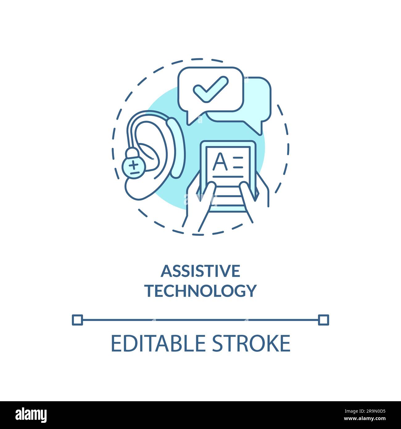 Assistive technology icon hi-res stock photography and images - Alamy