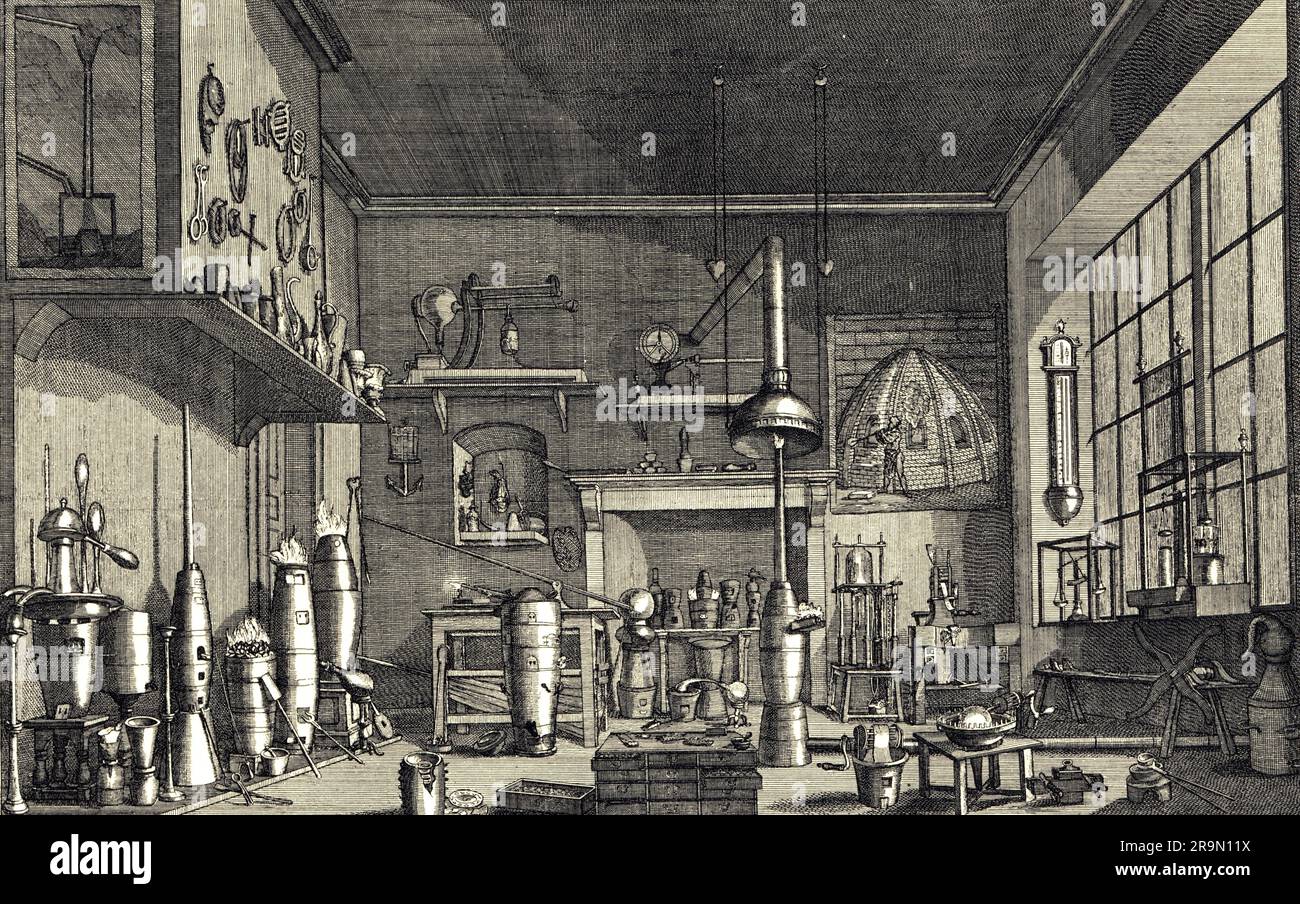 Chemistry laboratory, 19th century hi-res stock photography and images ...