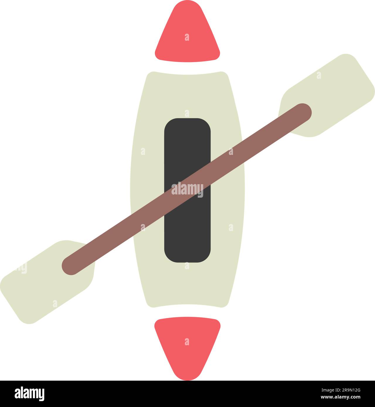Canoe , kayak vector icon illustration Stock Vector Image & Art - Alamy