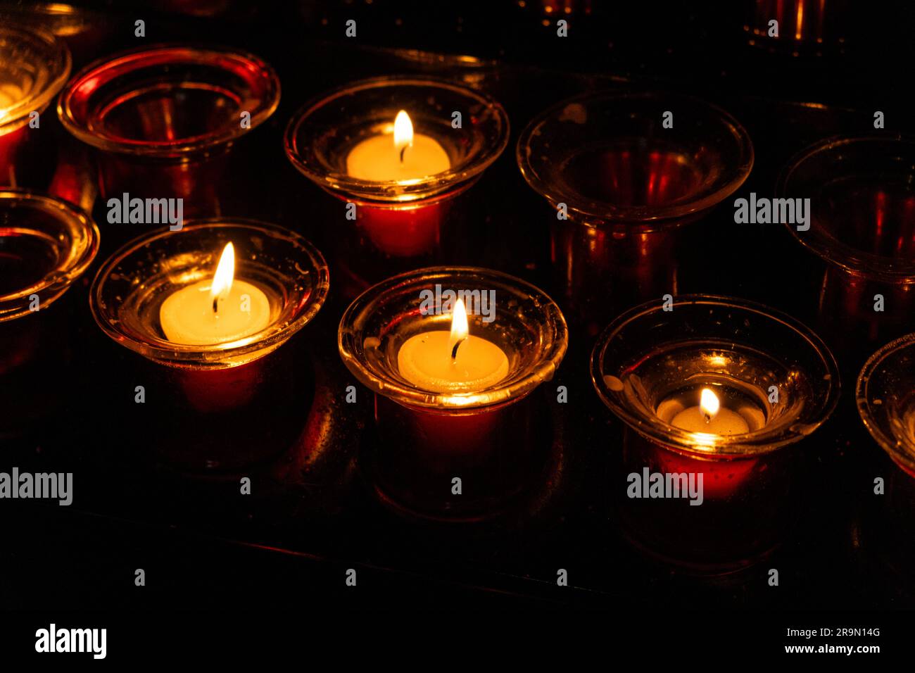 Orthodox church candlesticks in church hi-res stock photography and ...