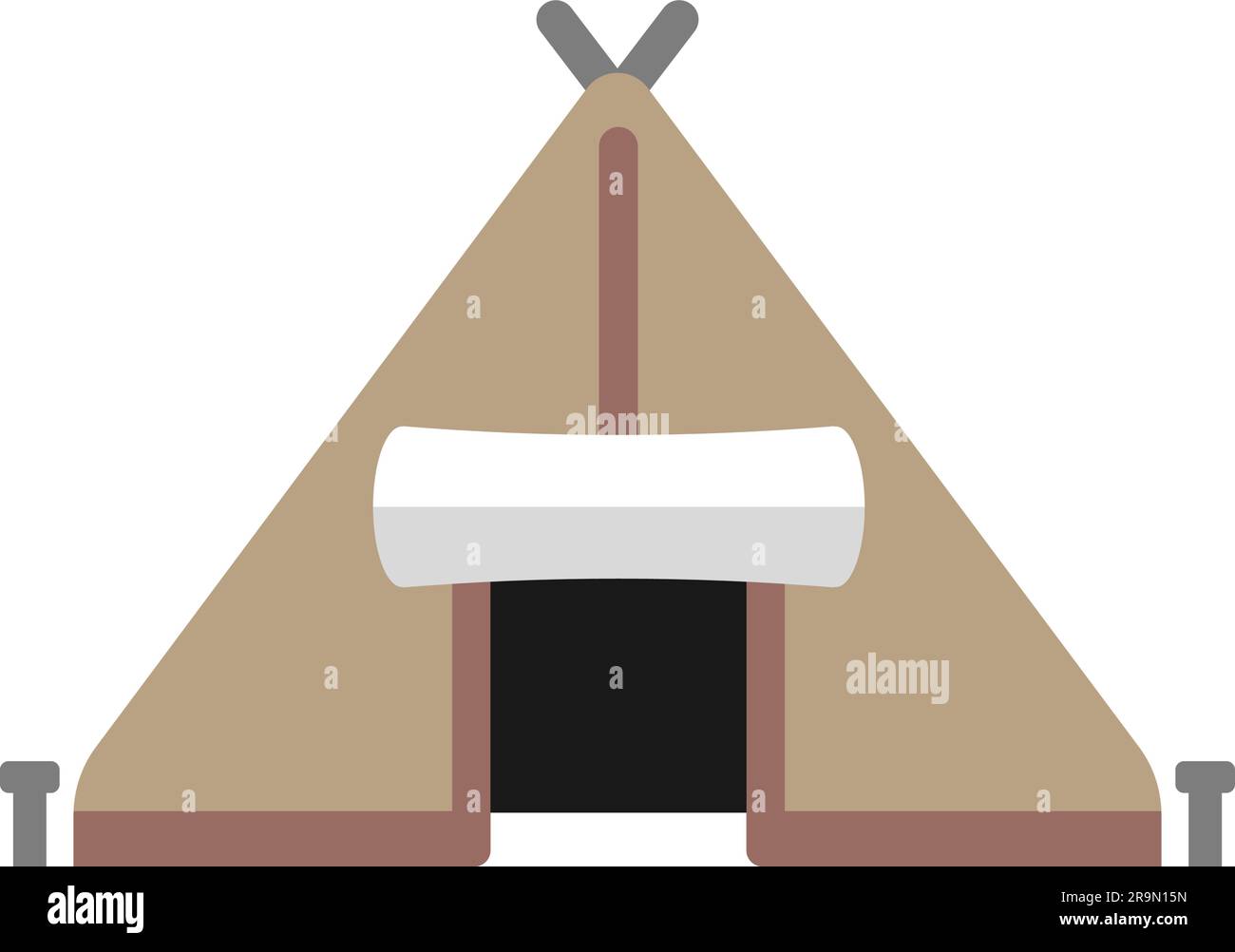 Camping equipment illustration vector hi-res stock photography and images - Alamy