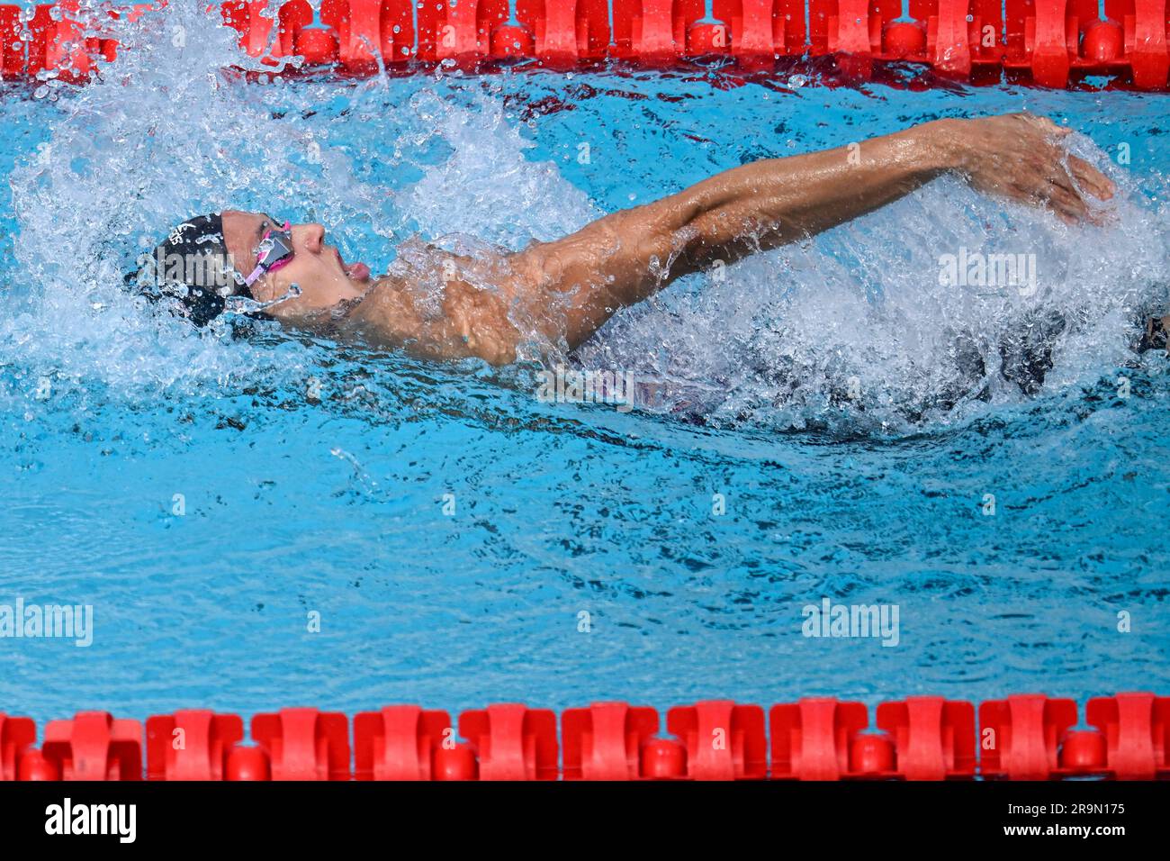 Kylie Masse of Canada competes in the 100m Backstroke Women Heats ...