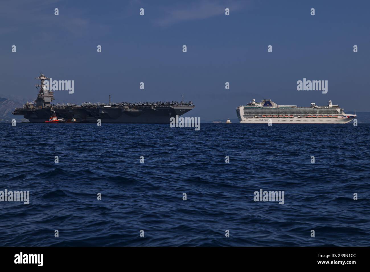 USS Gerald R. Ford lead ship of her class of United States Navy ...