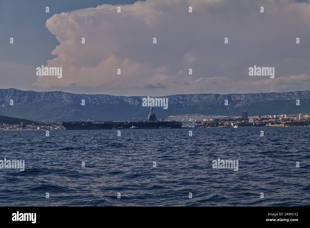 USS Gerald R. Ford lead ship of her class of United States Navy ...