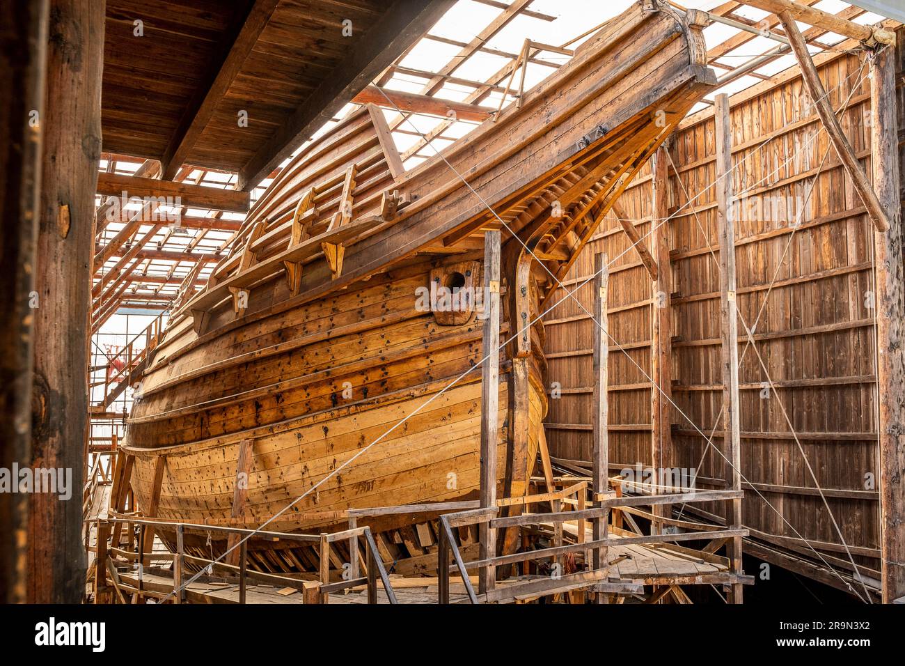 Albaola. Historic Whaling Boat reconstruction in the Basque port of ...