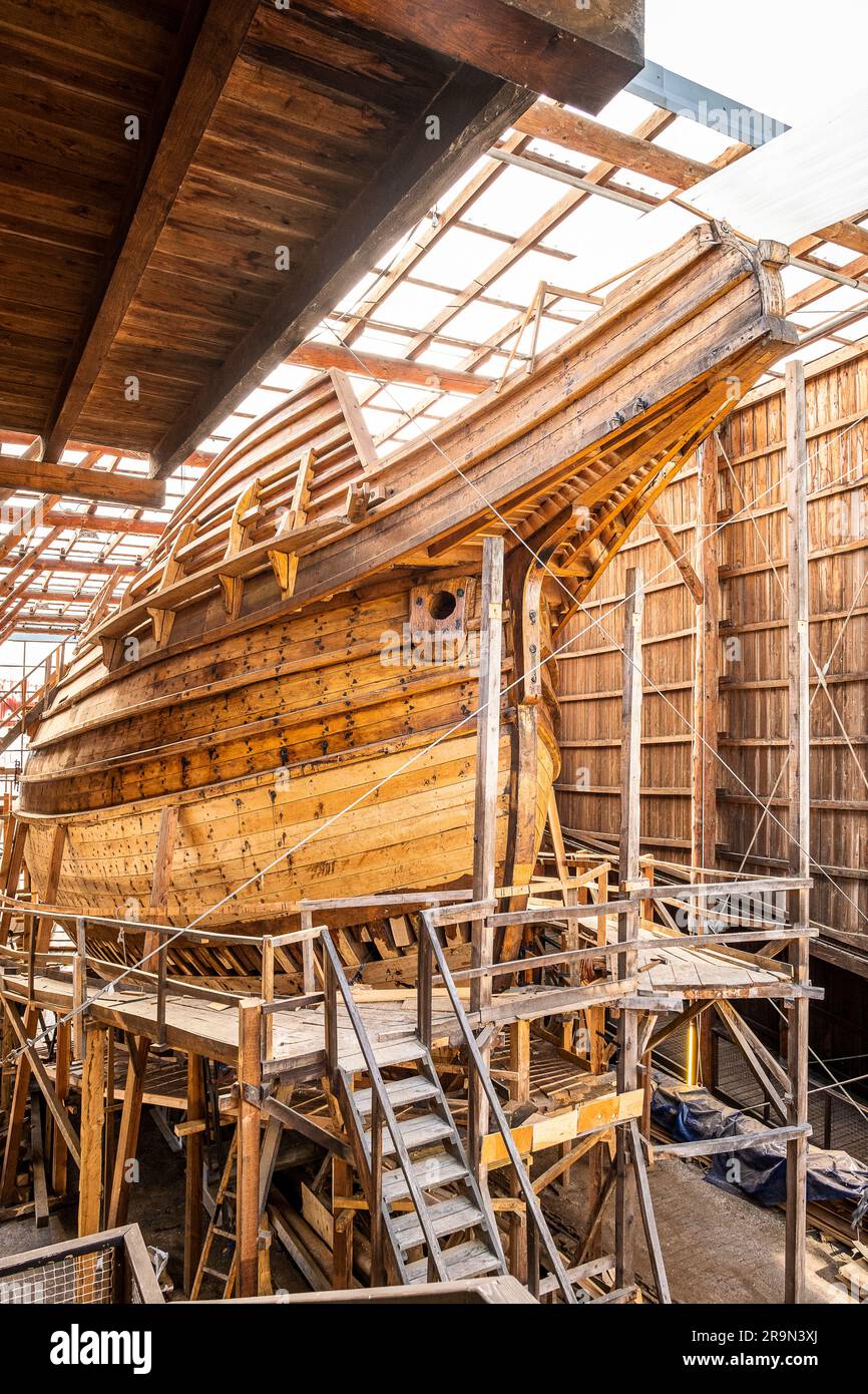 Albaola. Historic Whaling Boat reconstruction in the Basque port of ...
