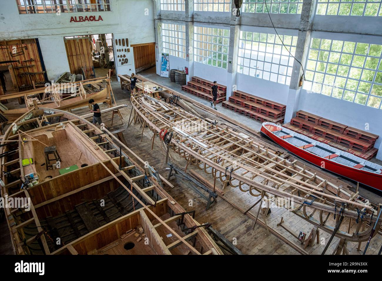 Albaola. Historic Whaling Boat reconstruction in the Basque port of ...