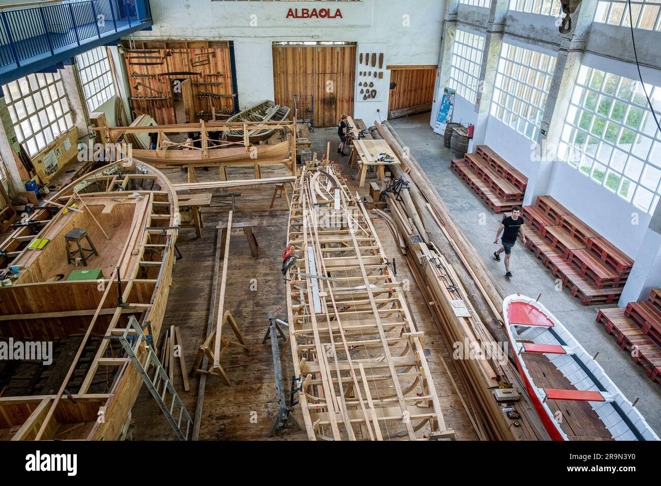 Albaola. Historic Whaling Boat reconstruction in the Basque port of ...