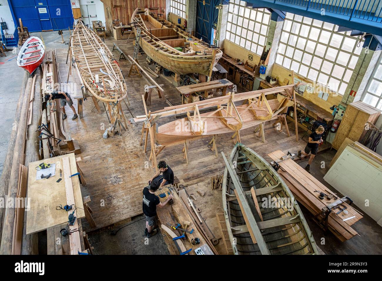 Albaola. Historic Whaling Boat reconstruction in the Basque port of ...