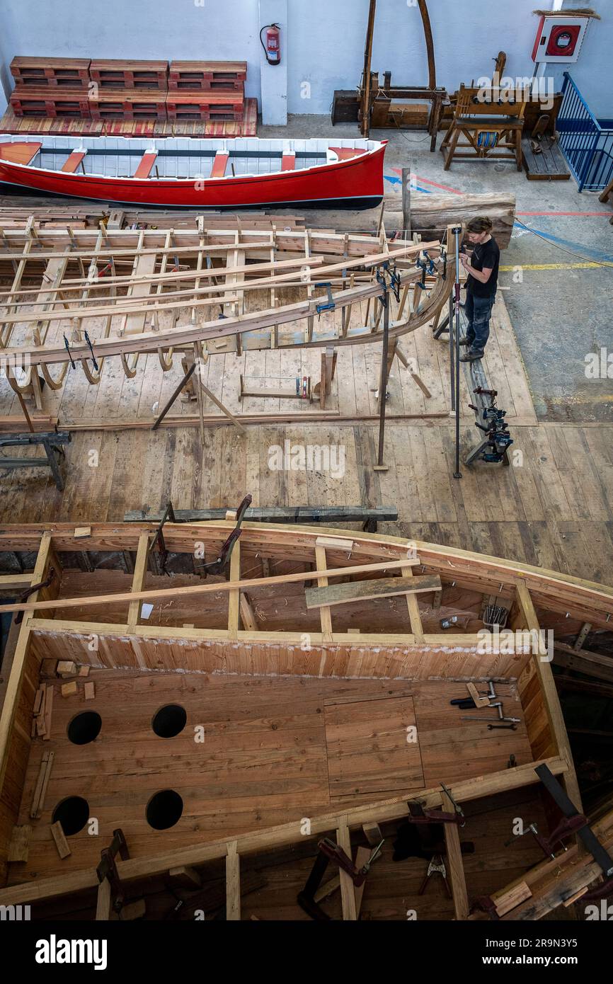 Albaola. Historic Whaling Boat reconstruction in the Basque port of ...