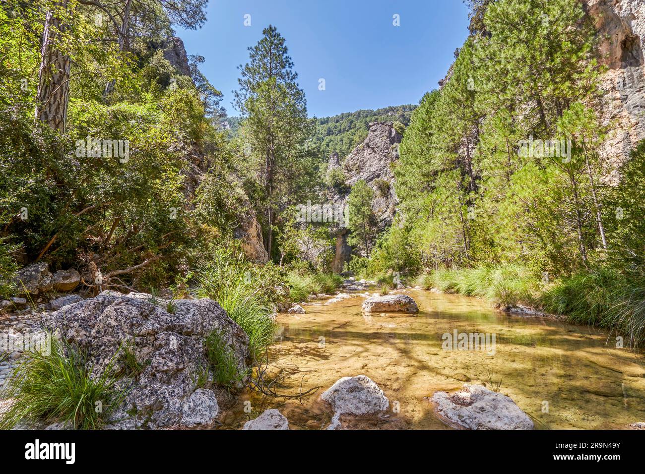 Parrizal de Beceite is located at the headwaters of the Matarraña River ...
