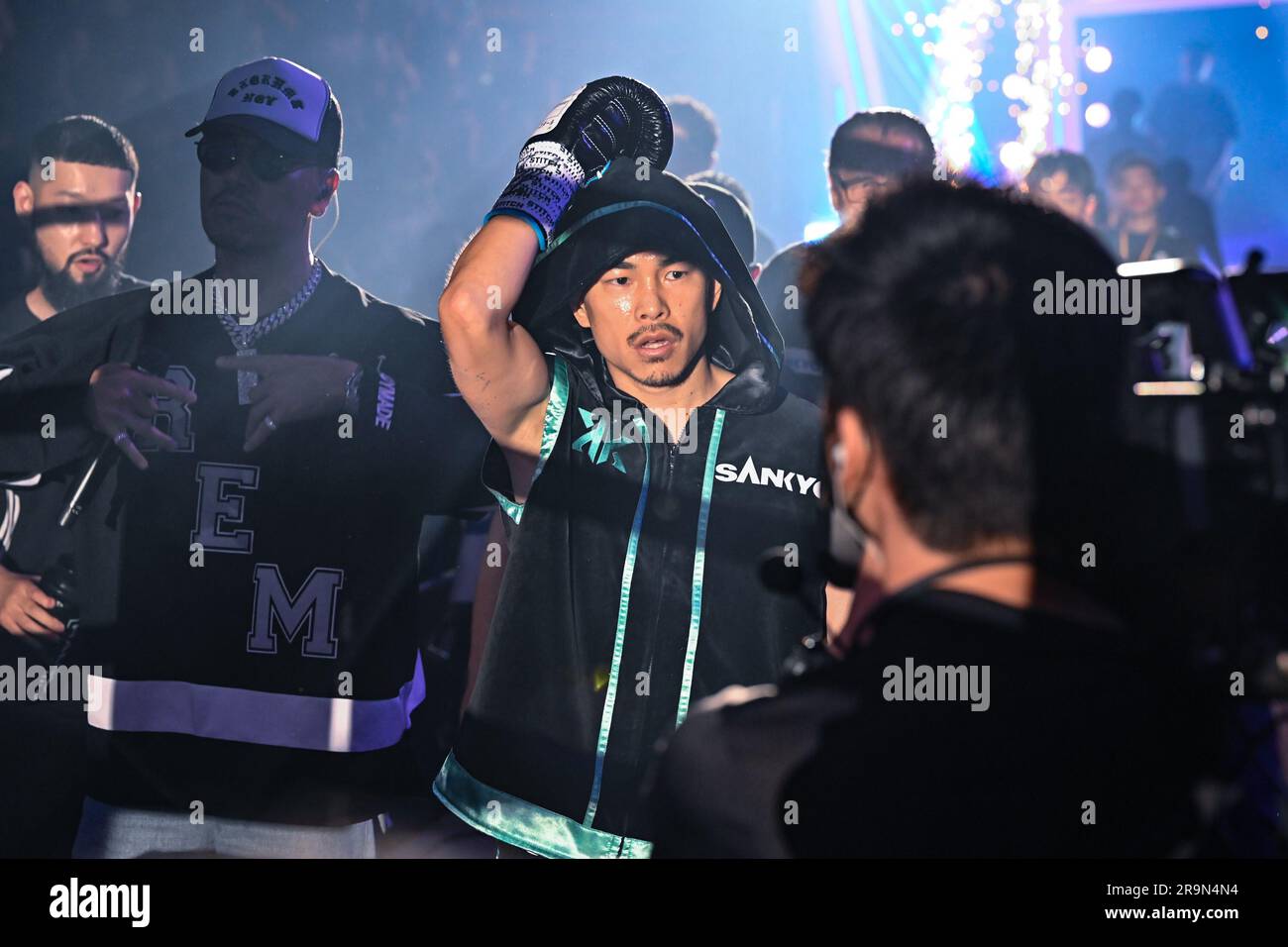 Tokyo, Japan. 24th June, 2023. Japan's Kazuto Ioka, right, and Japanese ...