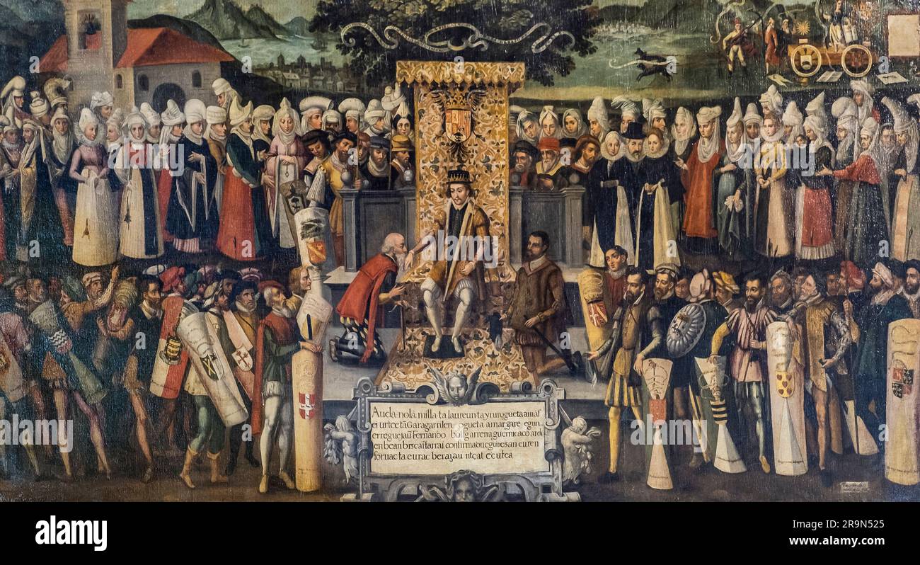 "Besamanos a Fernando el Católico por los Vizcaínos en 1476" by ...