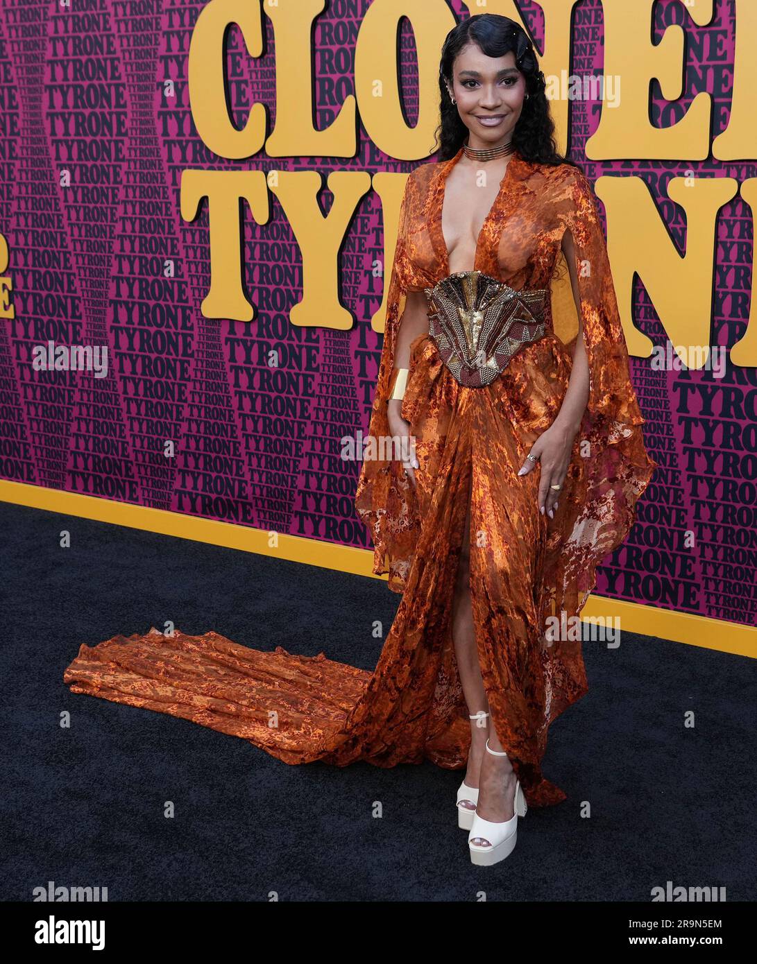 Los Angeles, USA. 27th June, 2023. Megan Sousa arrives at the Netflix's ...