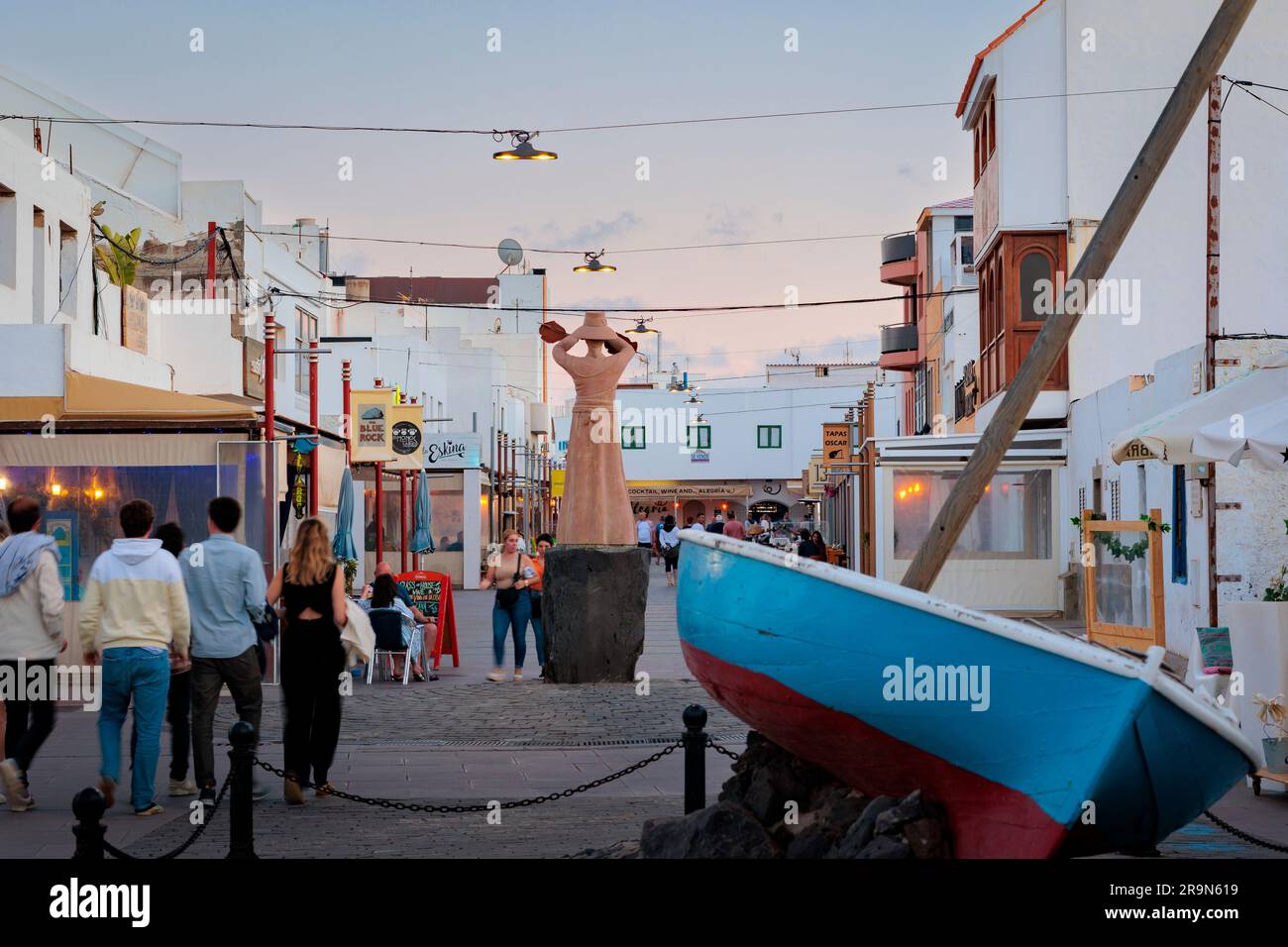 Old Town Corralejo Fuerteventura Stock Photo - Alamy