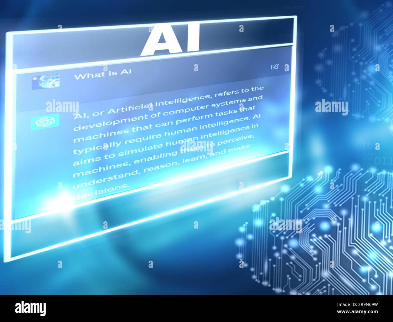 Artificial intelligence wallpaper hd hi-res stock photography and ...