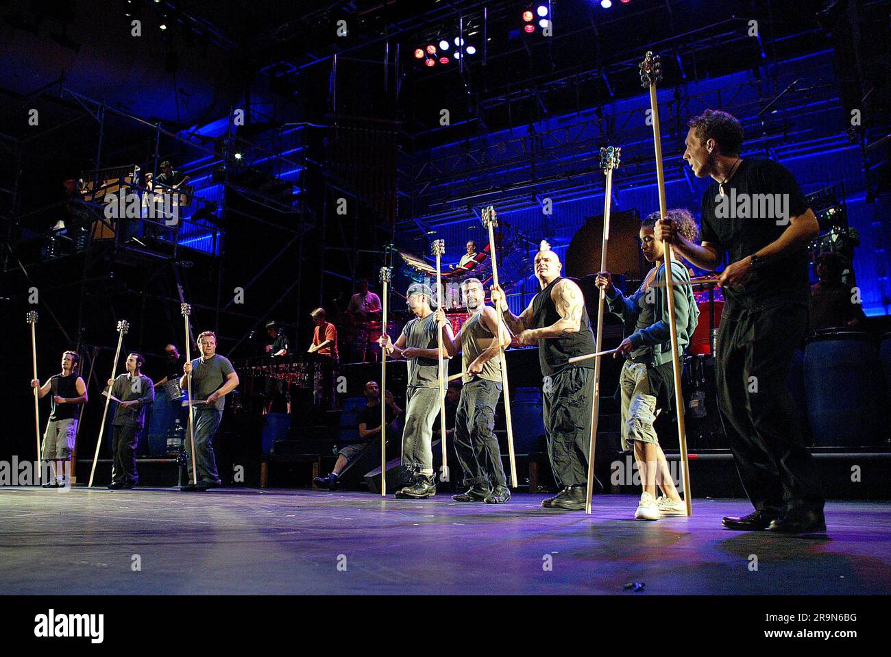 The Lost and Found Orchestra, of the UK’s Stomp Company, perform at ...