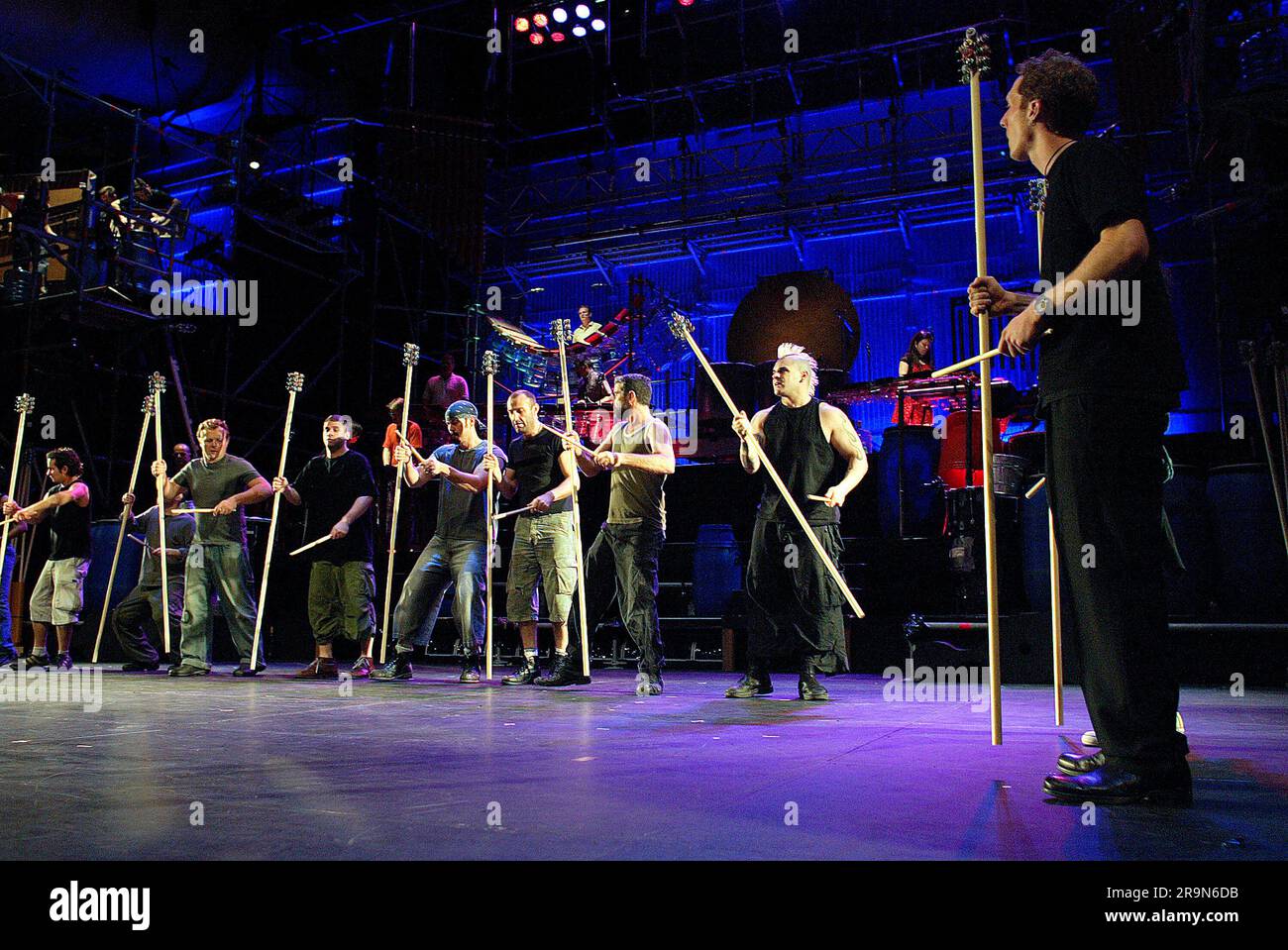 The Lost and Found Orchestra, of the UK’s Stomp Company, perform at ...
