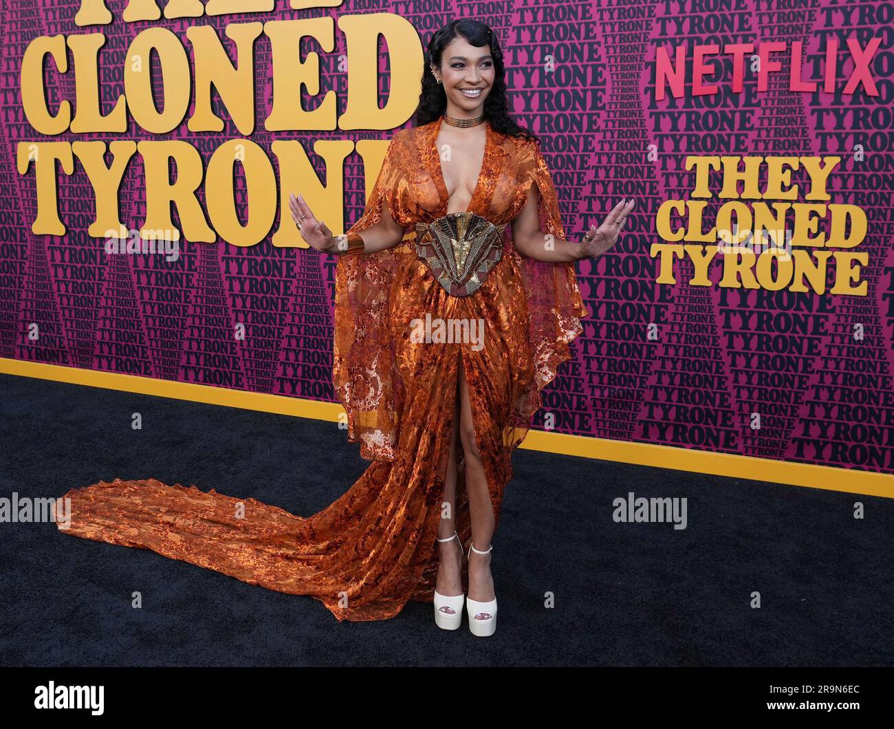 Los Angeles, USA. 27th June, 2023. Megan Sousa arrives at the Netflix's ...