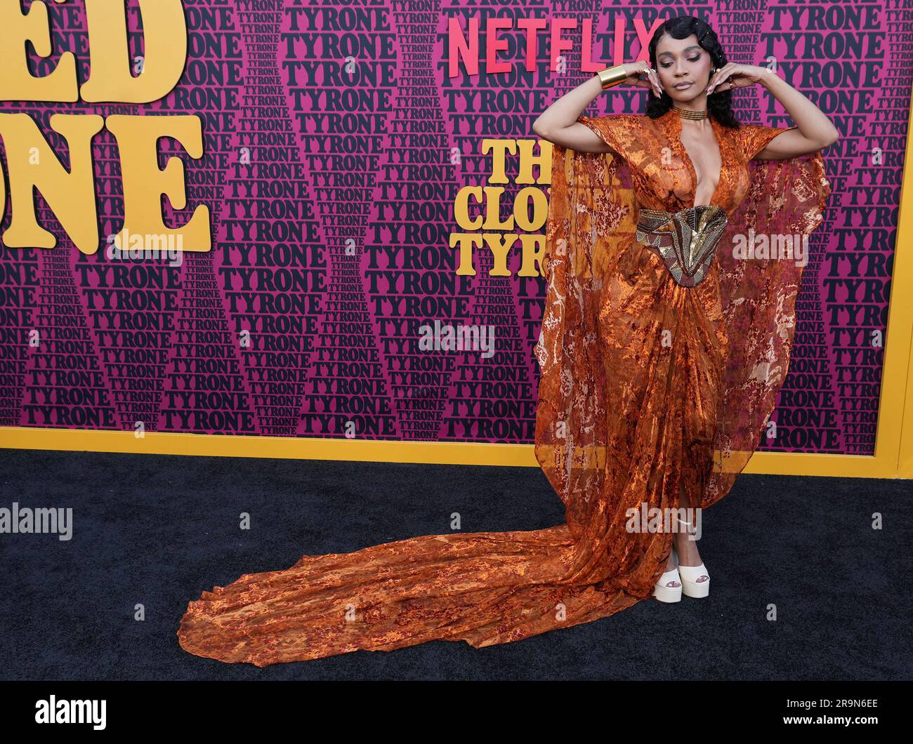 Los Angeles, USA. 27th June, 2023. Megan Sousa arrives at the Netflix's ...