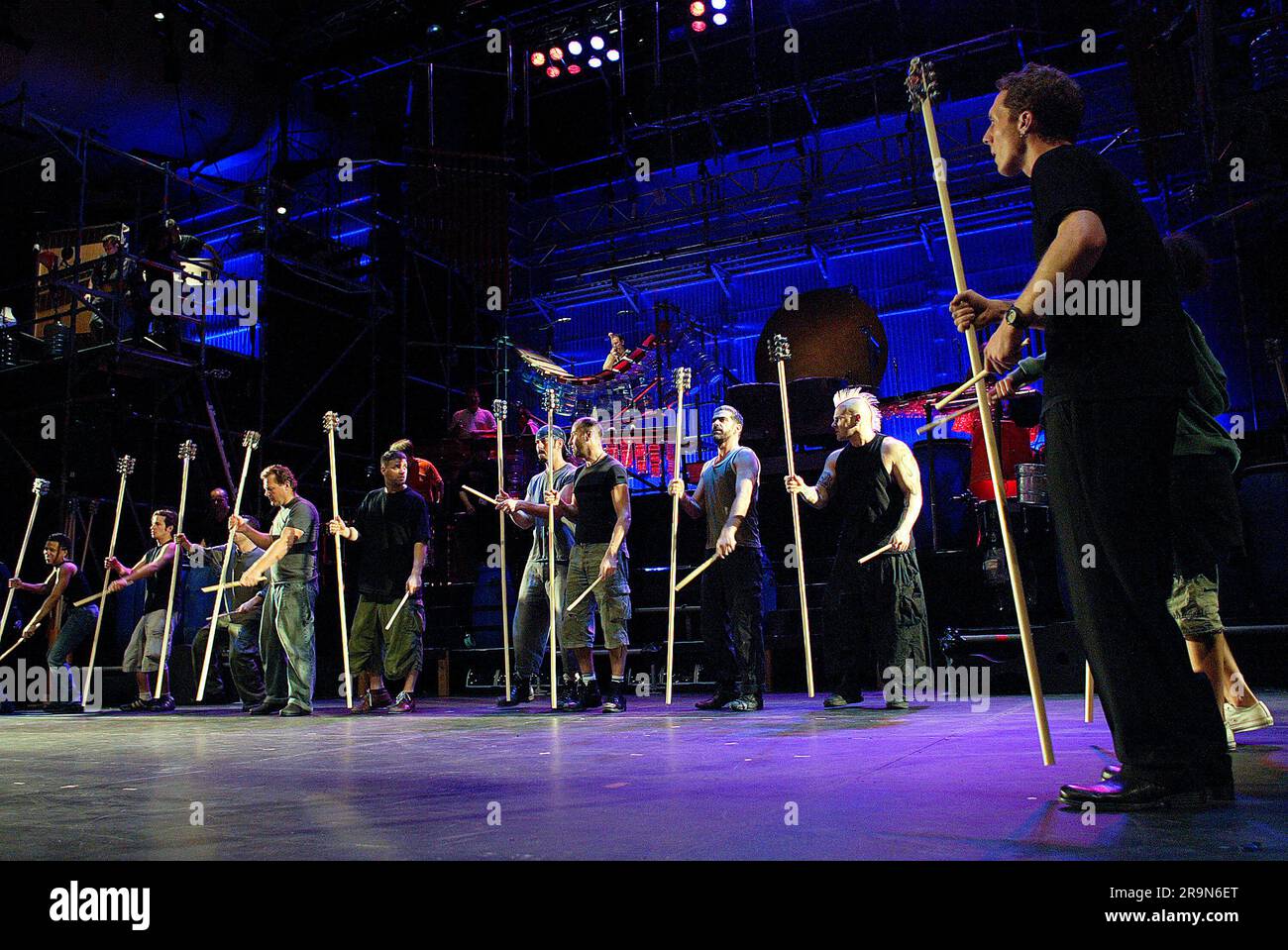 The Lost and Found Orchestra, of the UK’s Stomp Company, perform at ...