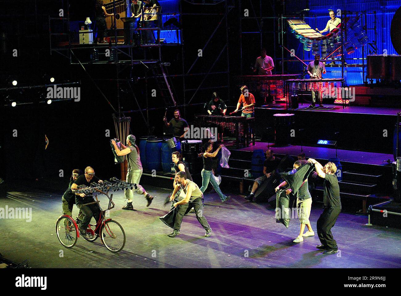 The Lost and Found Orchestra, of the UK’s Stomp Company, perform at ...