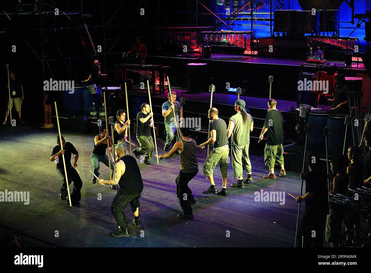 The Lost and Found Orchestra, of the UK’s Stomp Company, perform at ...