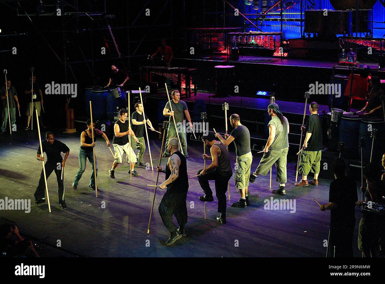 The Lost and Found Orchestra, of the UK’s Stomp Company, perform at ...