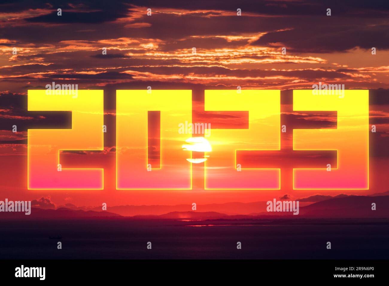 2023 ended wallpaper hi-res stock photography and images - Alamy