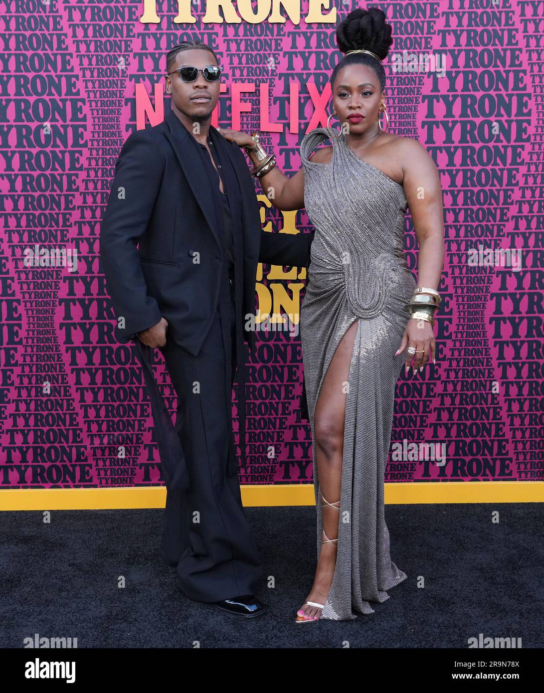 Los Angeles, USA. 27th June, 2023. (L-R) John Boyega and Teyonah Parris ...