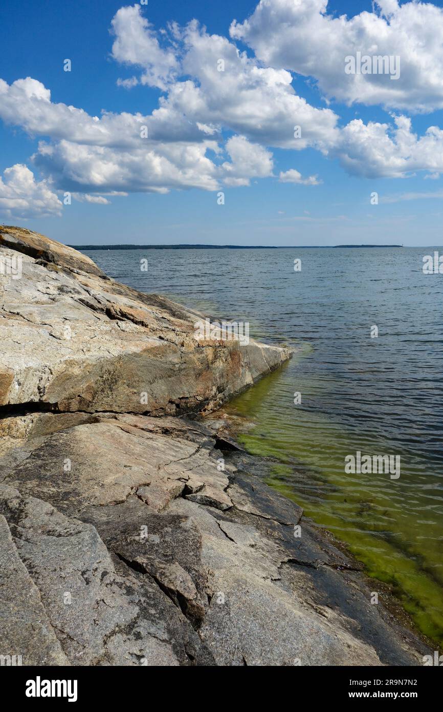 Beautiful archipelago landscape with rocky island Stock Photo - Alamy