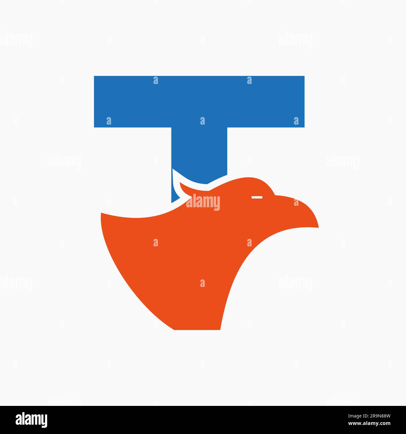 Letter T Eagle Logo Design. Transportation Symbol Vector Template Stock ...