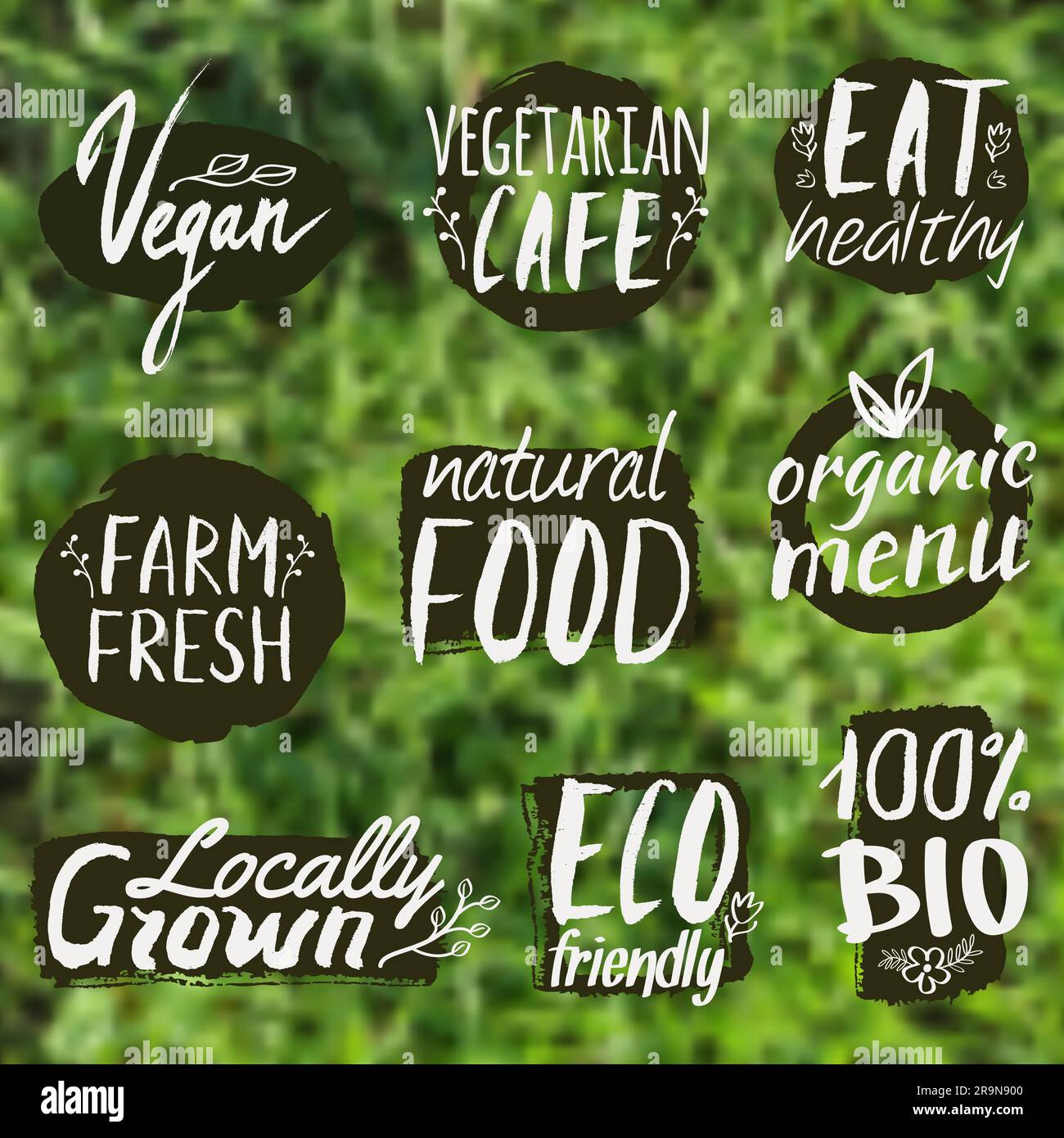 Menu bio Stock Vector Images - Alamy