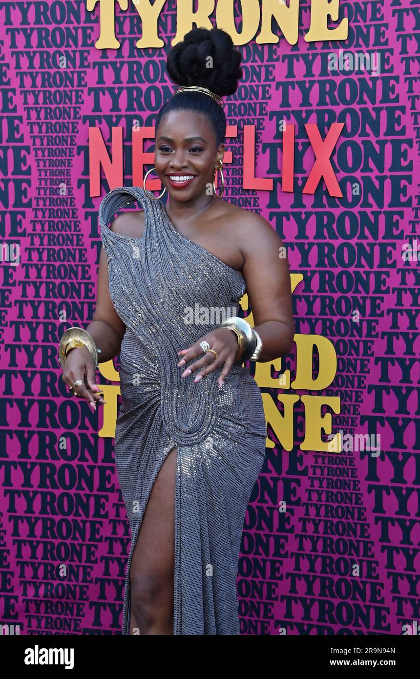 Teyonah parris they cloned tyrone hi-res stock photography and images ...