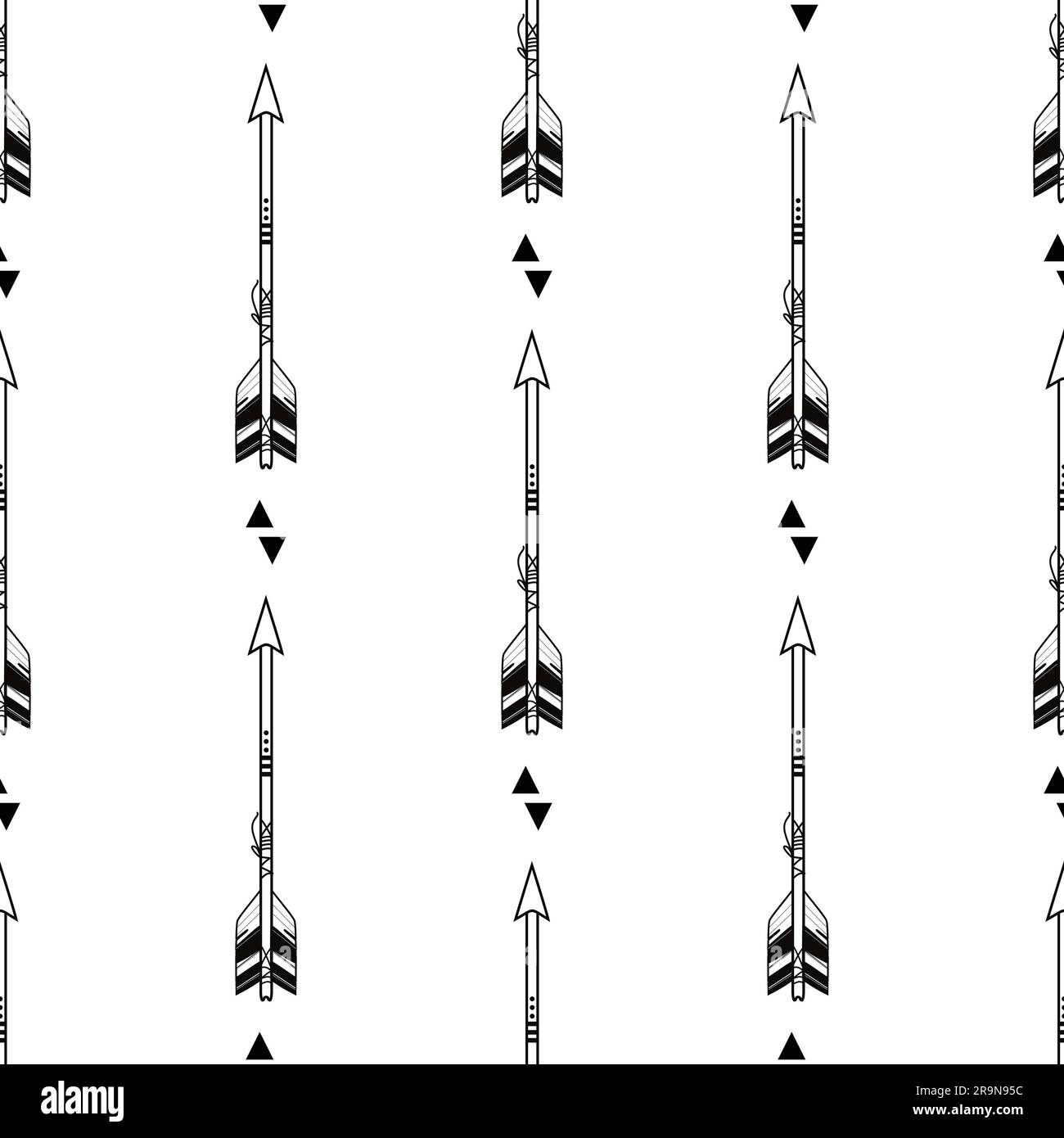 Tribal arrows pattern hi-res stock photography and images - Alamy
