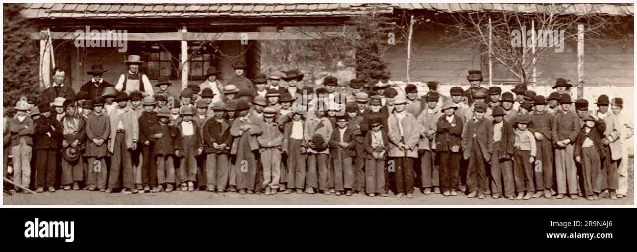 ' An 1867 old photo of native Indian children at St Mary;s Mission ...