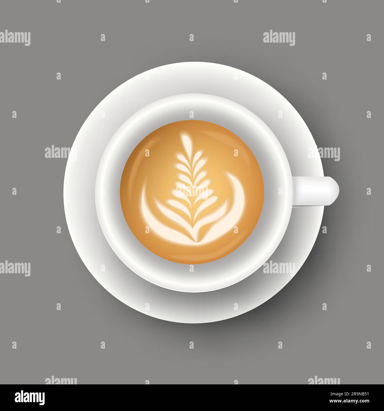 Banner mug fresh milk Stock Vector Images - Alamy