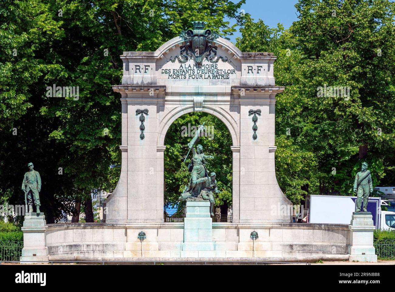 monument for the fallen citizens in the first world war in the village ...