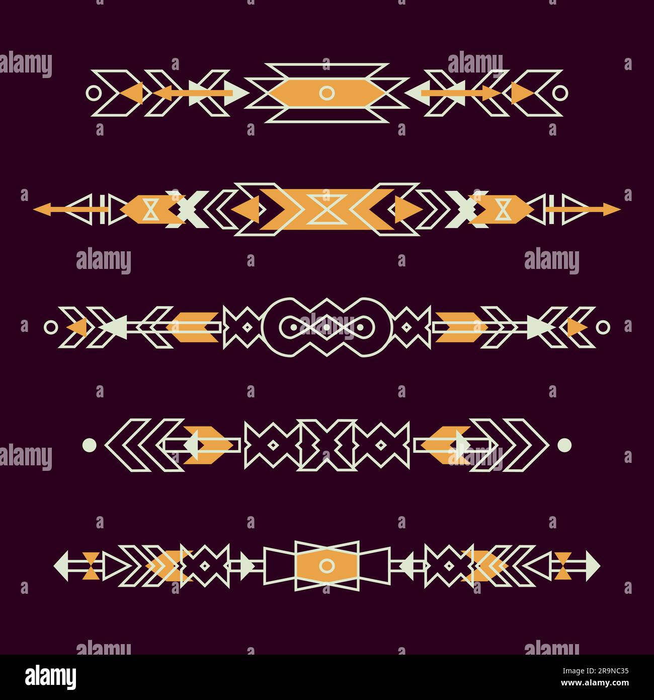 Native American Pattern Border