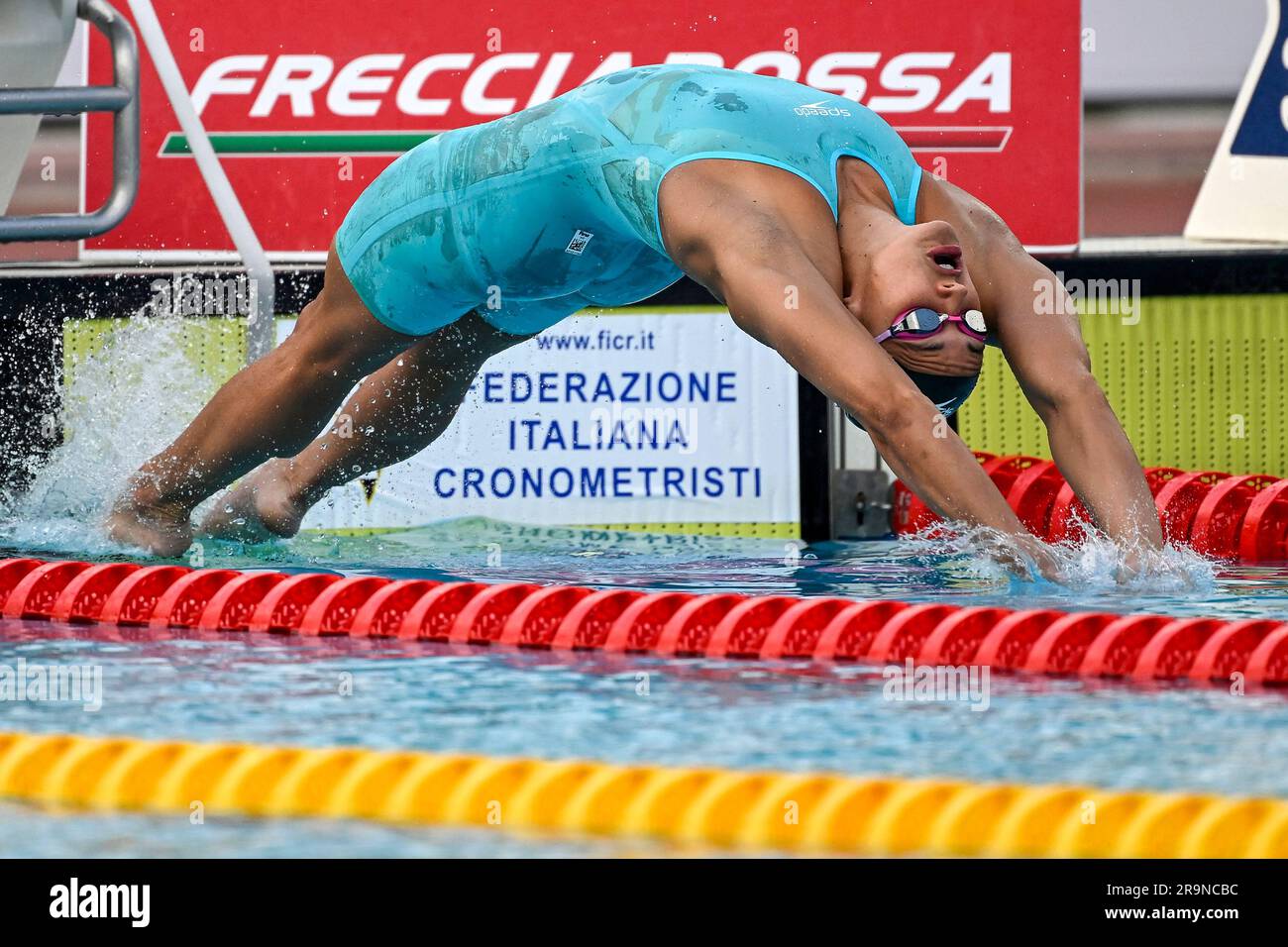 Kylie Masse of Canada competes in the 50m Backstroke Women Final during ...