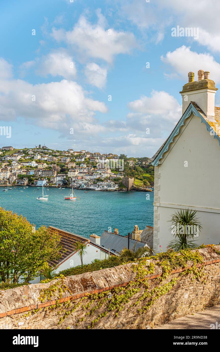 Fowey across river from polruan hi-res stock photography and images - Alamy