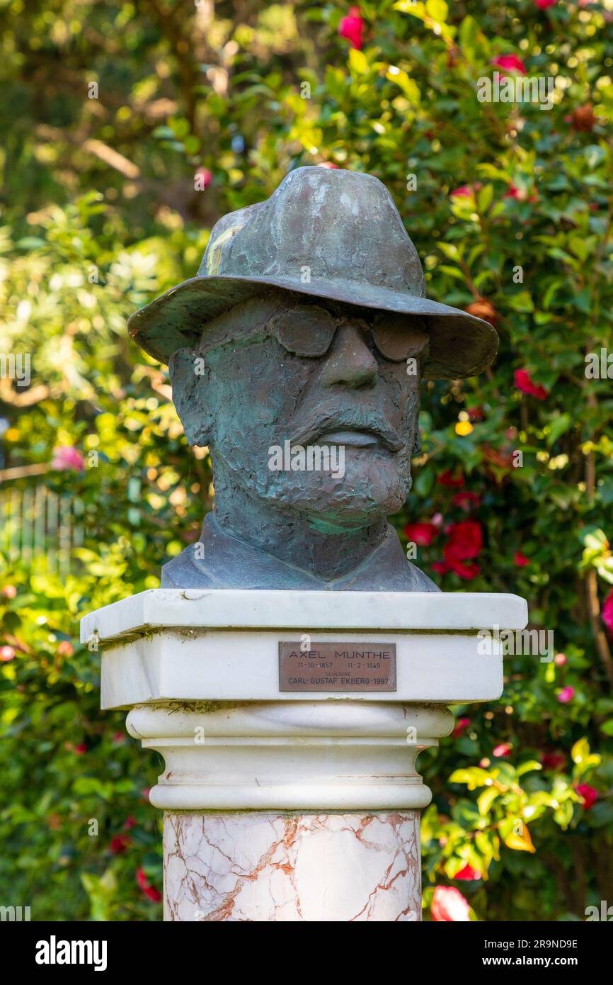 Axel munthe monument hi-res stock photography and images - Alamy